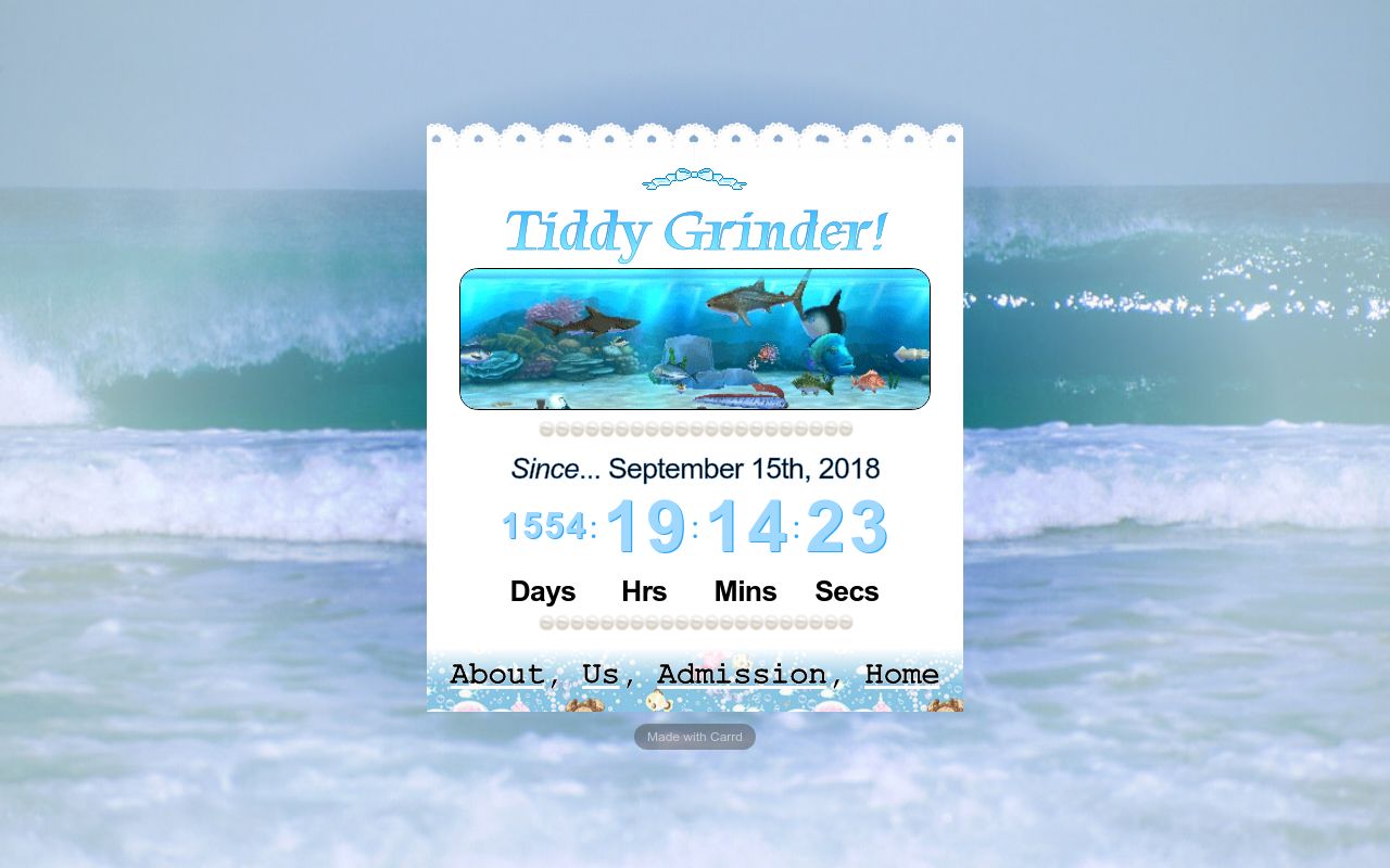 us in the tiddy grinder